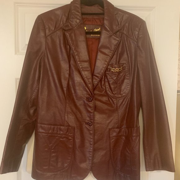 Etienne Aigner | Jackets & Coats | Etienne Aigner Vintage Leather ...